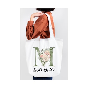 Sage Green Floral Alphabet Set PNG Download, Monogram Letters, Cream ...