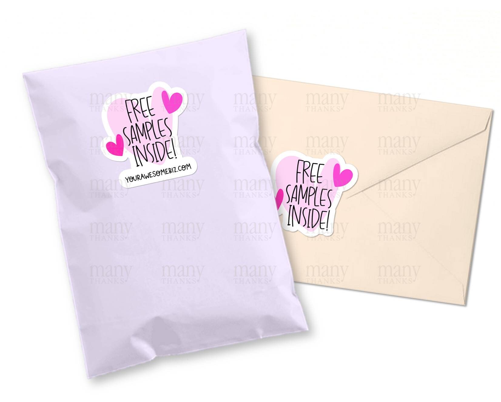 Free Samples Inside Sticker PNG Small Business Shop Labels - Etsy UK