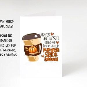 Fall Pumpkin Spice Lattes Sticker Download PNG, Youre the Best Small ...