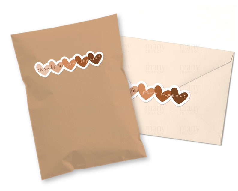 Thanks for Your Support Sticker PNG Black Owned Small - Etsy