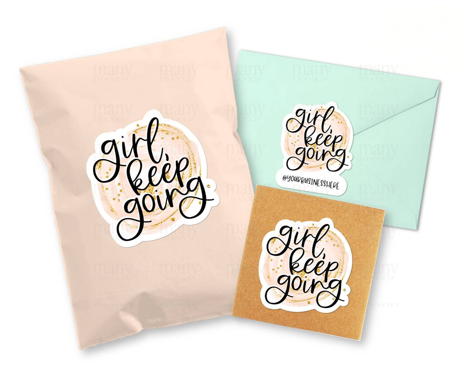 Girl Keep Going Sticker PNG Motivational Inspiration Glitter - Etsy