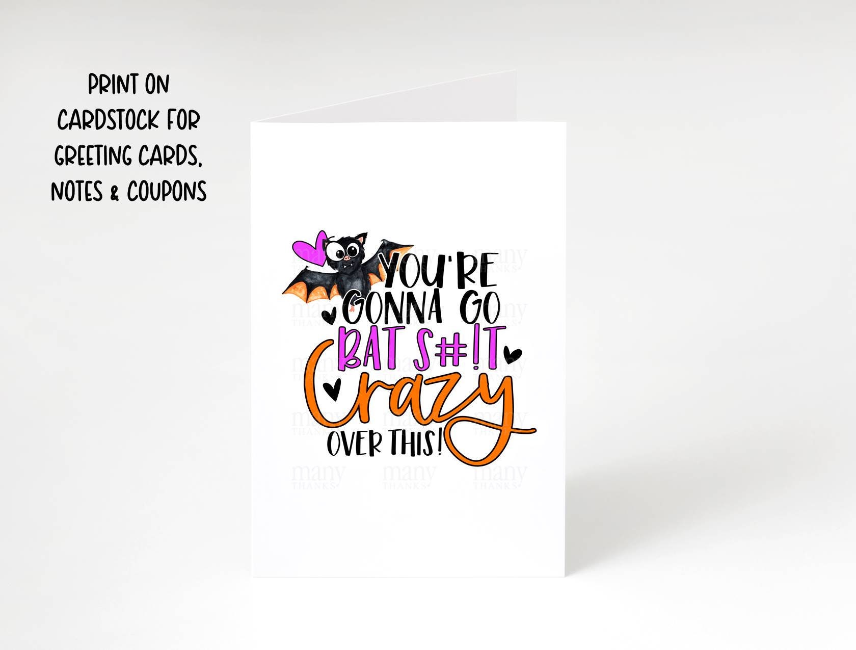 Halloween Bat Pun Sticker Download PNG Funny Small Business - Etsy UK