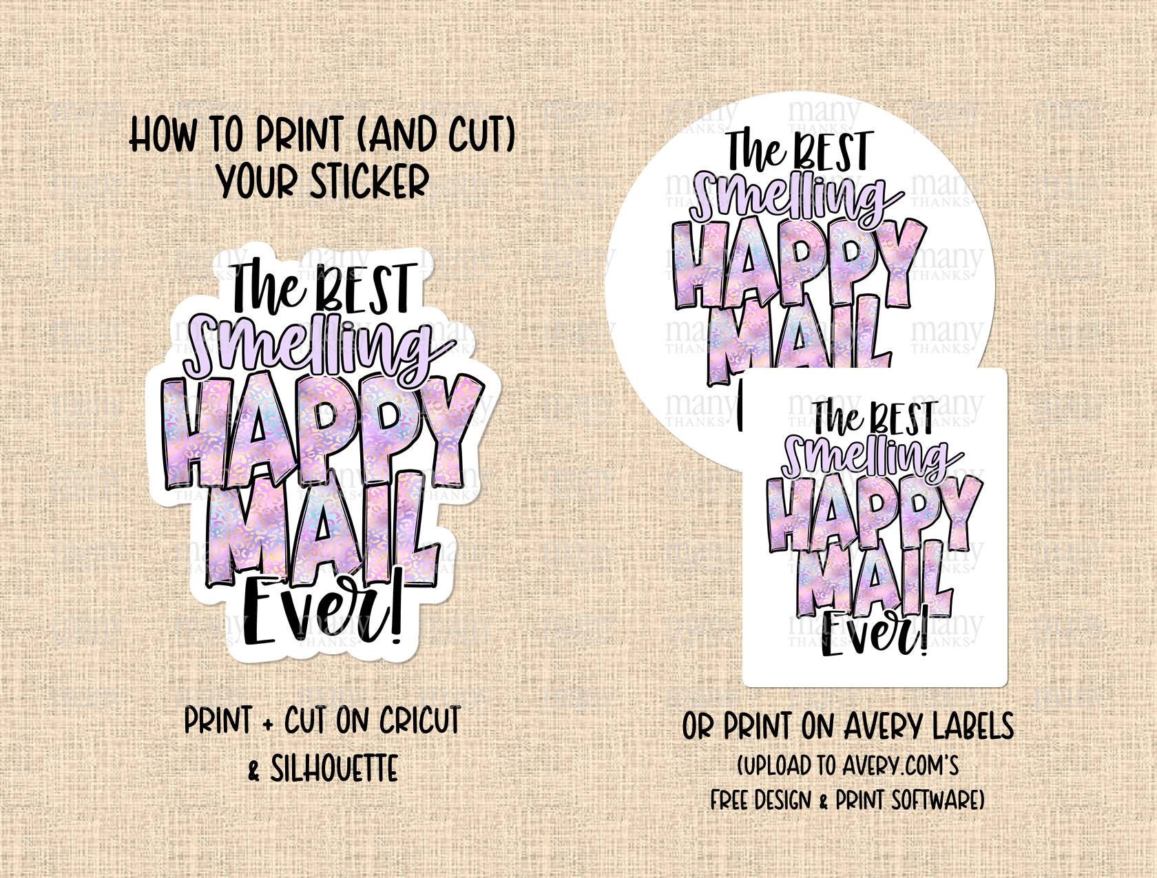 Best Smelling Happy Mail Sticker Download, Wax Melts Candles Small ...