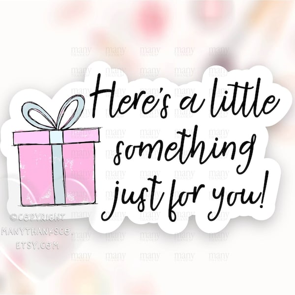 Just for You Sticker - Etsy