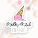 Keep Cool Sticker PNG Melty Mail Small Business Thank You - Etsy