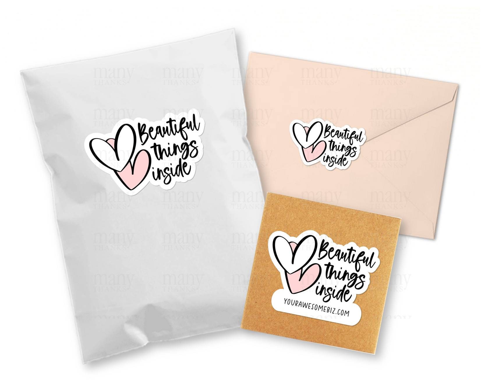 Beautiful Things Inside Sticker PNG Pretty Small Business - Etsy