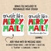 Smells Like Merry Mail Sticker Download PNG, Christmas Small Business ...