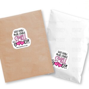 Mail Smells Good Sticker PNG, Scented Wax Melt Business Label, Candle ...
