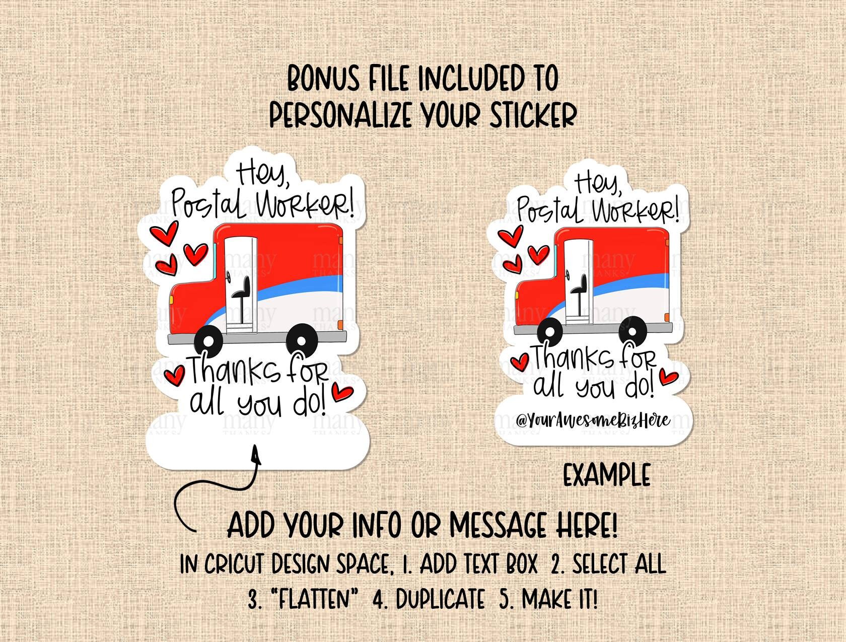 Canada Postal Worker Truck Sticker Download PNG Small - Etsy UK