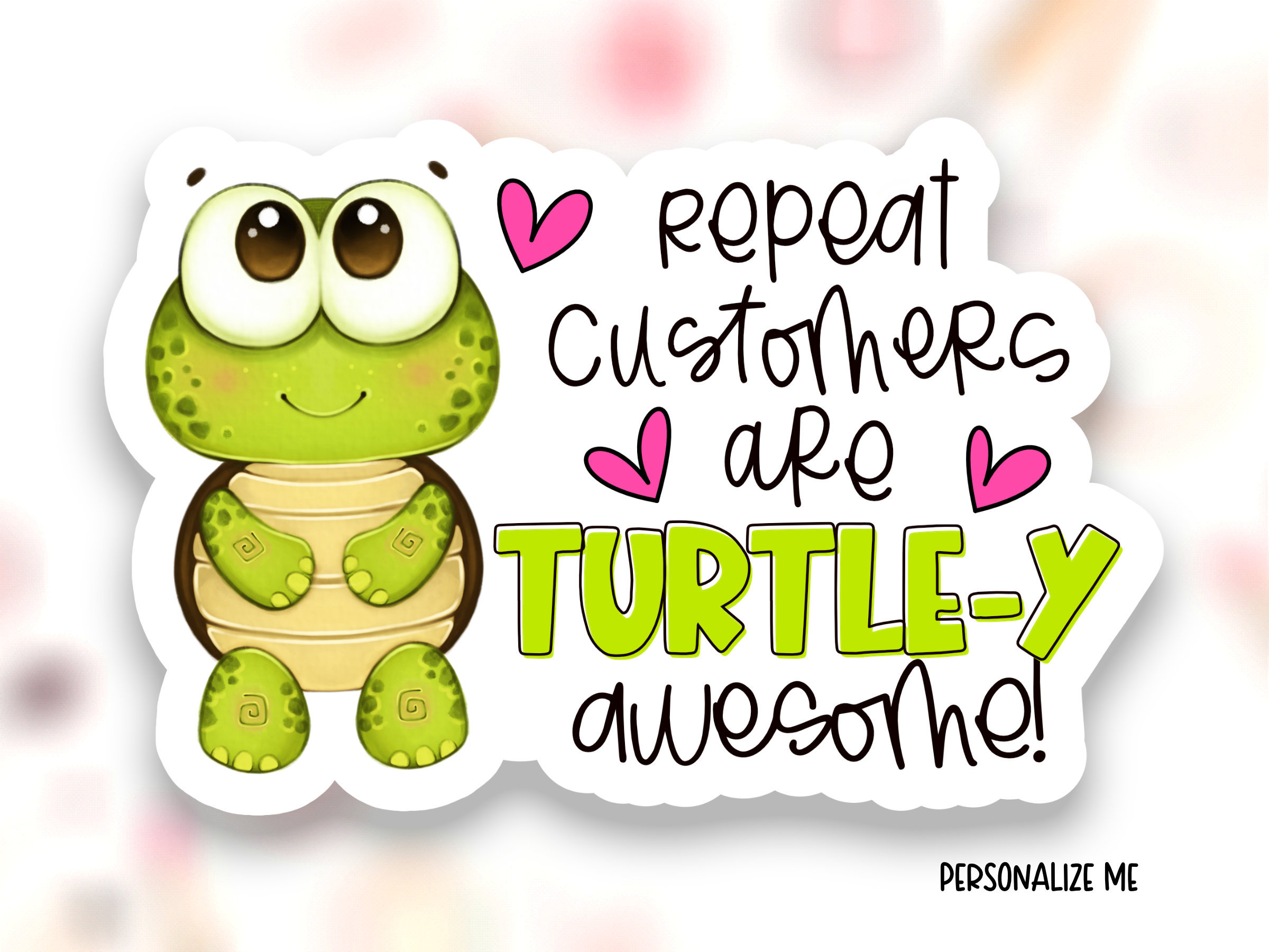 Repeat Customers Are Awesome Sticker Download PNG Funny Pun - Etsy