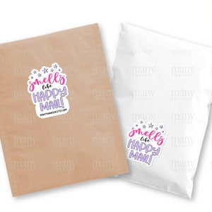 Smells Like Happy Mail Sticker PNG, Scented Wax Melt Business Label ...