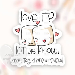 Snap Tag Share Review Sticker PNG, Small Business Happy Mail Labels ...