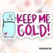 Keep Me Cold Sticker Download, Cute Refrigerator Small Business Label ...