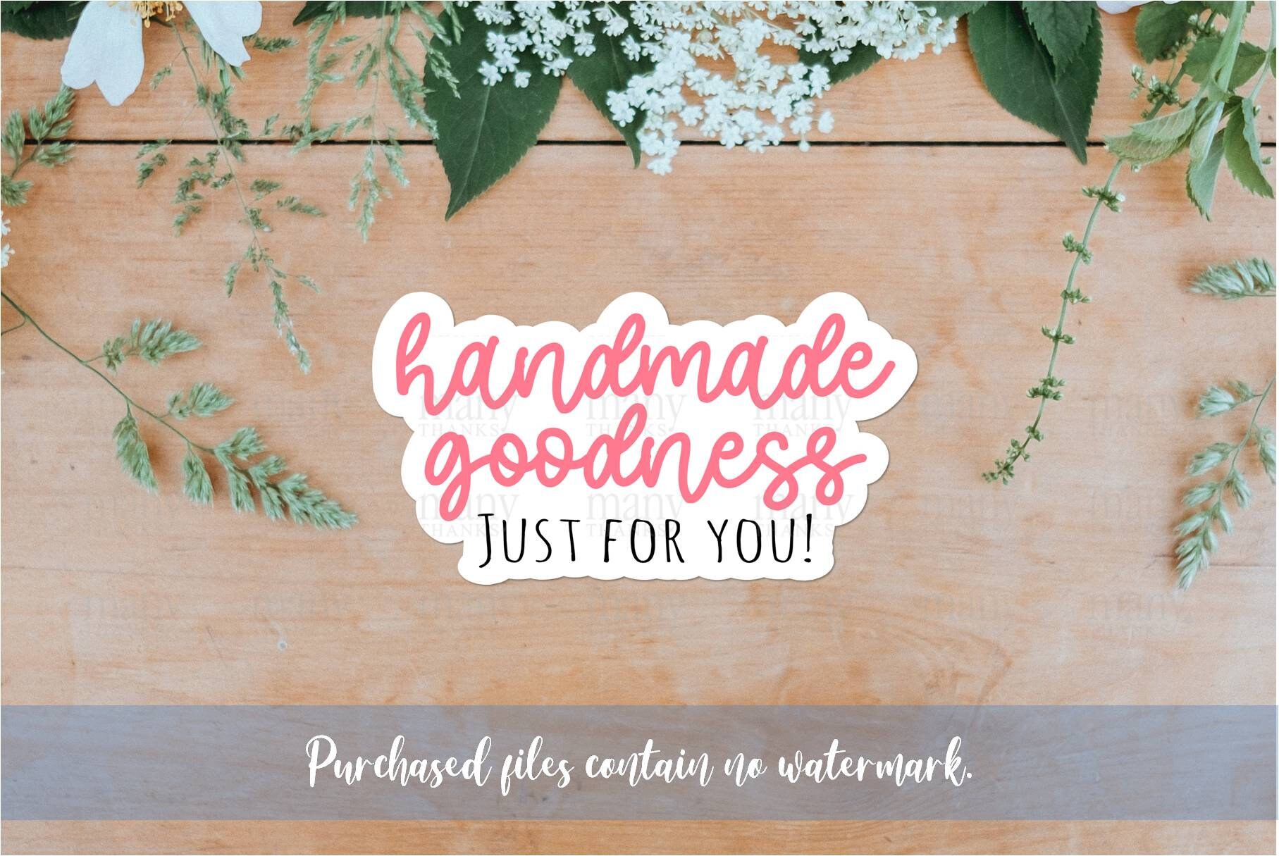 Handmade Goodness Sticker PNG Crafter Happy Mail Labels Cute - Etsy