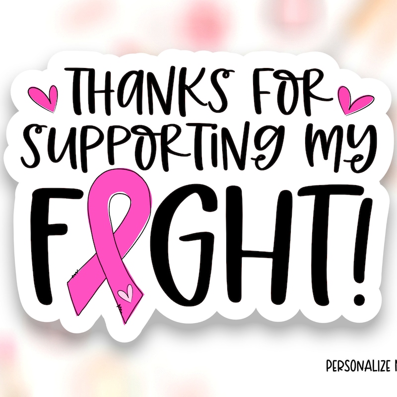 Breast Cancer Thank You Cards - Etsy