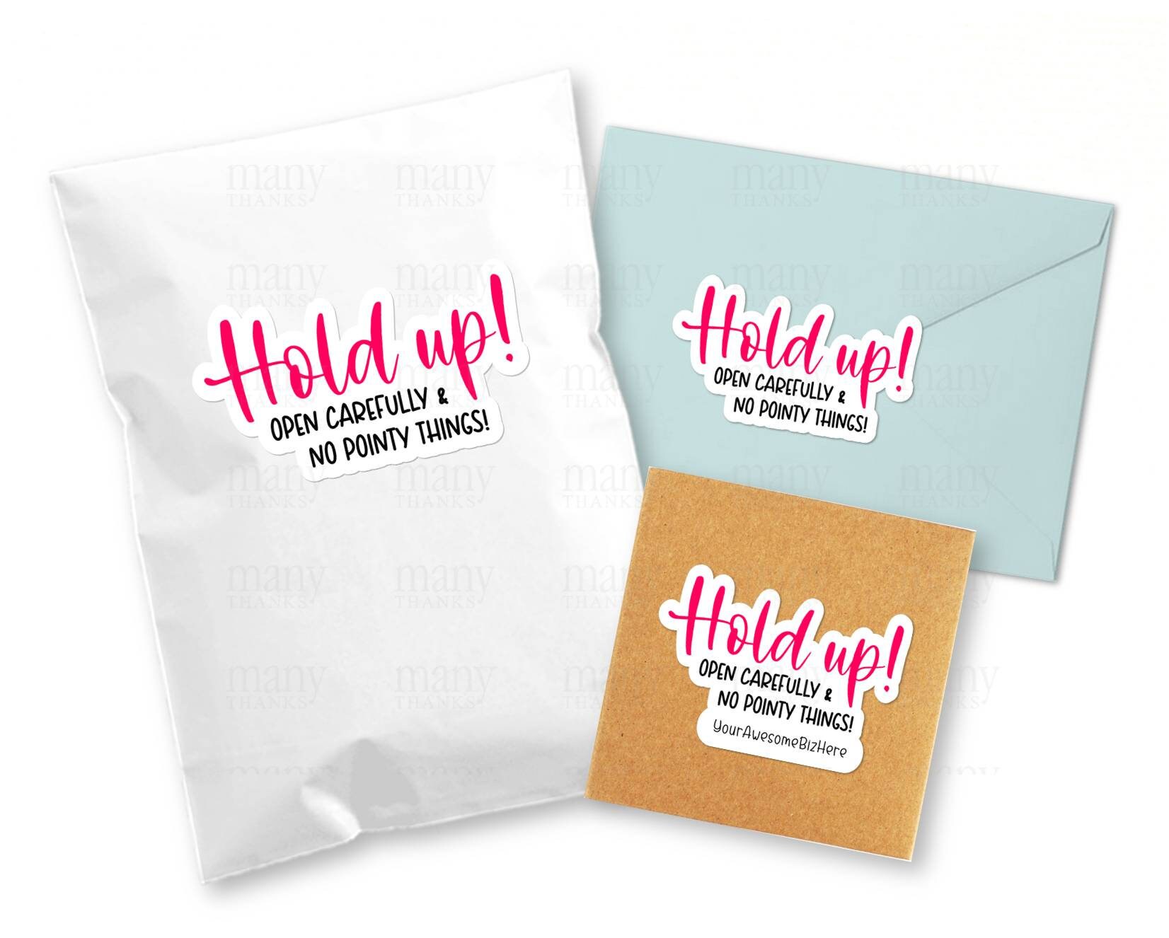 Hold up Sticker PNG Open Carefully Fragile Do Not Bend - Etsy