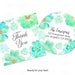 Blank Labels Mint Green Aqua Blue Floral Circle Square for - Etsy