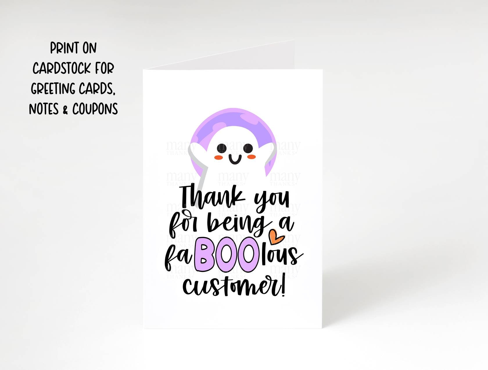 Halloween Ghost Pun Customer Sticker Download Funny Small - Etsy