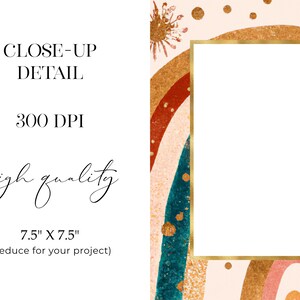 Blank Labels, Boho Rainbows Thank You Sticker Templates, Cute ...