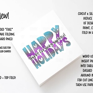 Happy Holidays Sticker Download, Glitter Winter Happy Mail Packaging ...