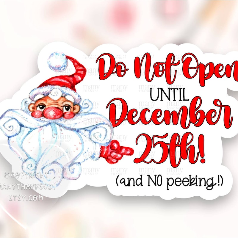 Do Not Open Until - Etsy