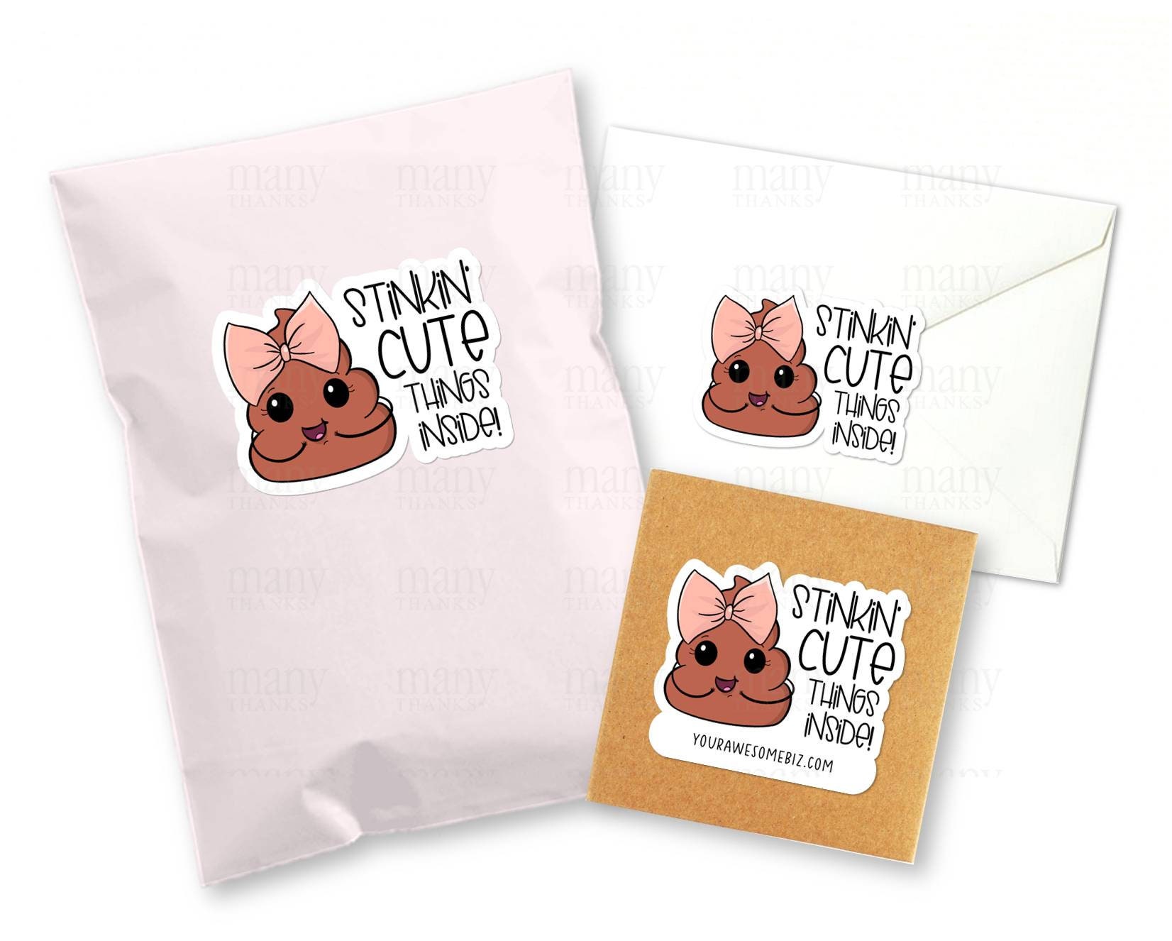 Cute Things Inside Sticker PNG Pretty Small Business Package - Etsy ...