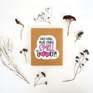 Mail Smells Good Sticker PNG, Scented Wax Melt Business Label, Candle ...