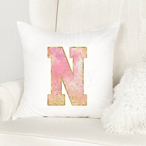 College Varsity Letters + Numbers Clipart PNG, Leopard Print Gold Blush ...