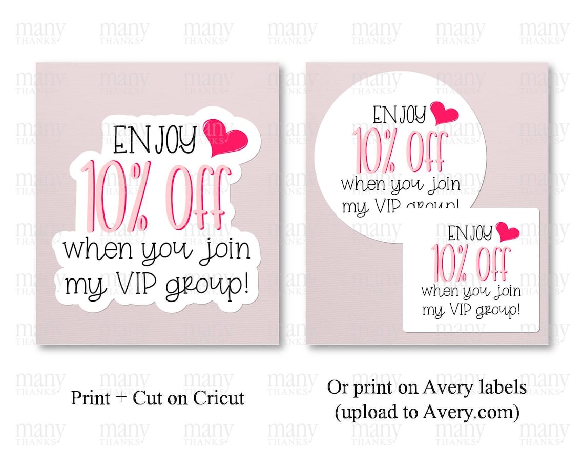 Join My VIP Group Sticker PNG Discount Code Small Business | Etsy Join My VIP Group Sticker PNG Discount Code Small Business | Etsy