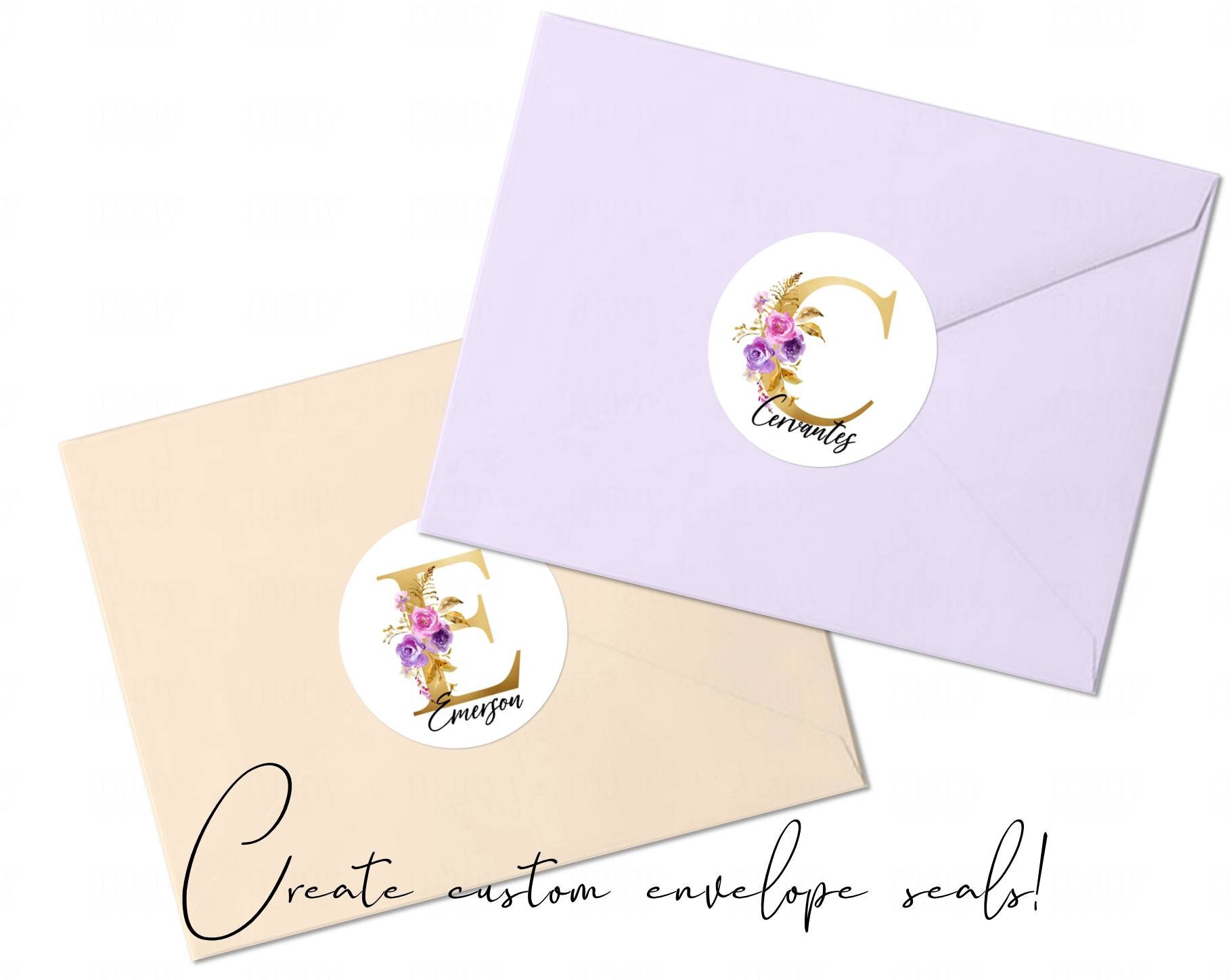 Gold Floral Alphabet Numbers Set, Purple Watercolor Flowers, Monogram ...