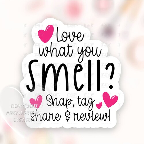 Smells Like Happy Mail Sticker SVG Wax Melt Printable - Etsy