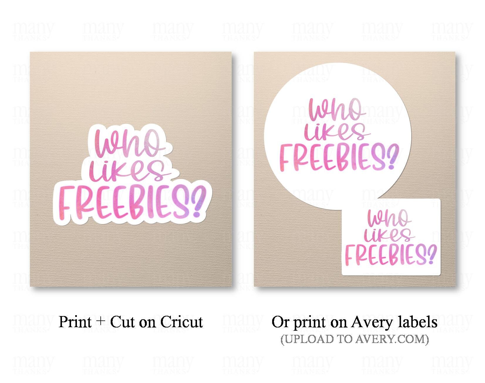 Who Likes Freebies PNG Free Gifts Inside Pink Blue Envelope | Etsy