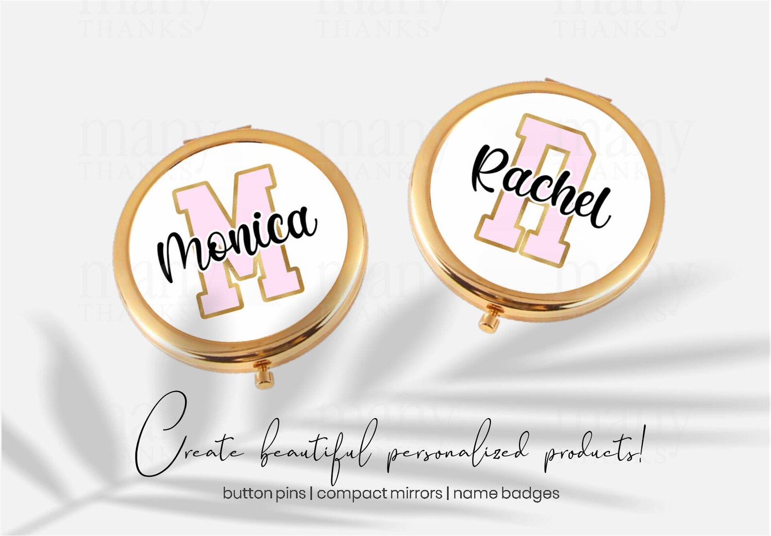 College Letters + Numbers Clipart, Pink Gold Varsity Sport Alphabet PNG ...