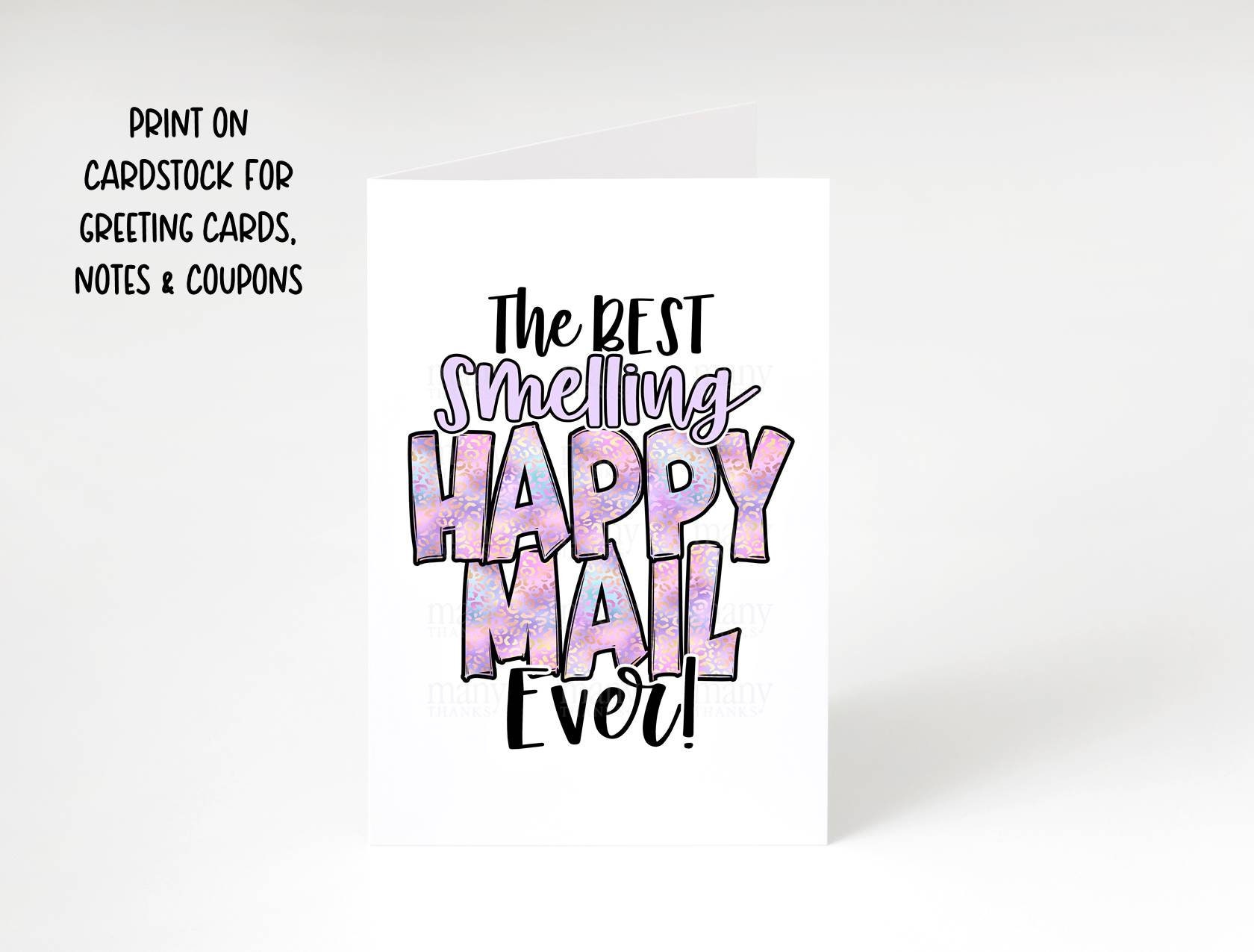 Best Smelling Happy Mail Sticker Download Wax Melts Candles - Etsy