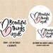 Beautiful Things Inside Sticker PNG, Pretty Small Business Happy Mail ...