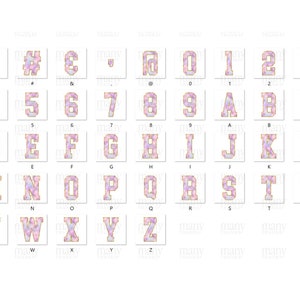 College Varsity Letters + Numbers Clipart PNG, Leopard Print Rose Gold ...