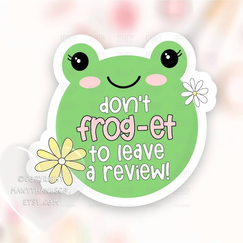 Leave a Review Card - Etsy