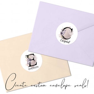 Floral Alphabet + Numbers Clipart, Lilac Mauve Purple Flower Monogram ...