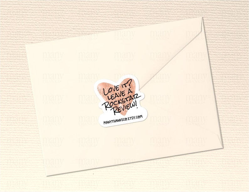 Love It Leave Review Sticker PNG Cute Heart Small Business | Etsy