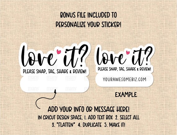 Stickers, Labels & Tags Paper Stickers Packaging Stickers Cricut ...