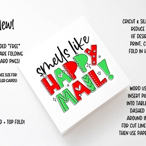 Smells Like Happy Mail Sticker Download PNG, Christmas Small Business ...