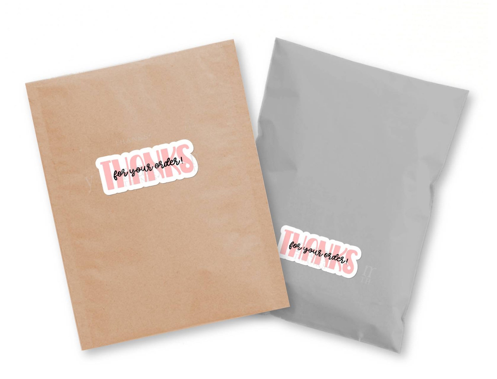 Thanks for Your Order Sticker PNG Crafter Happy Mail Labels - Etsy