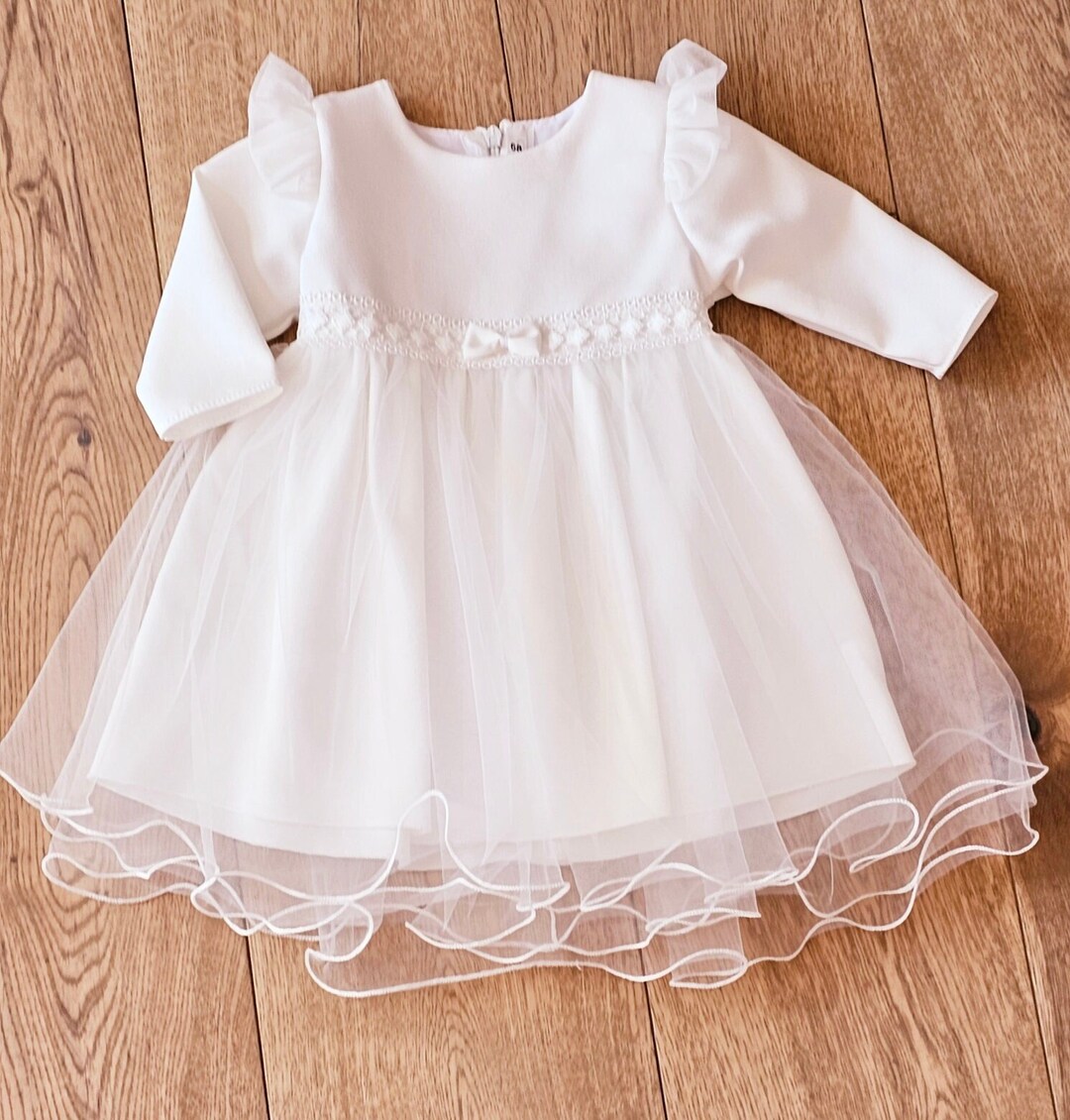 Taufkleid Babykleid Baptism Dress Ivory Size 62 68 74 80 86 Baby Girl ...