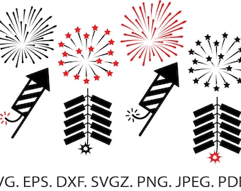 Firework svg | Etsy