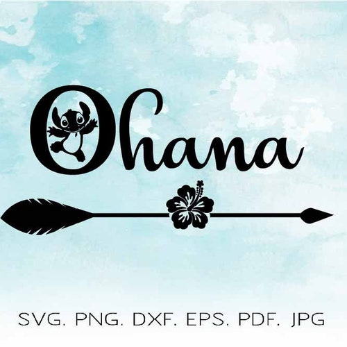 Ohana Means Family SVG PNG File Ohana Wreath Svg Hawaiian | Etsy