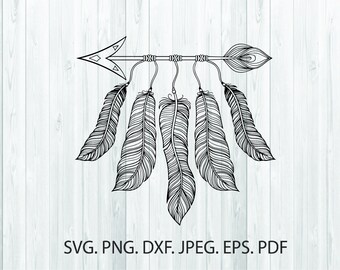 Native American Arrow Svg - Etsy