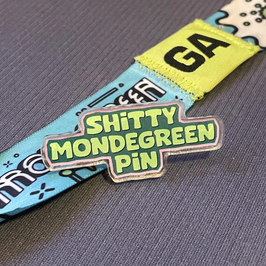 Shitty Mondegreen Pin - 2024 Phish Festival - Dover, Delaware - Etsy