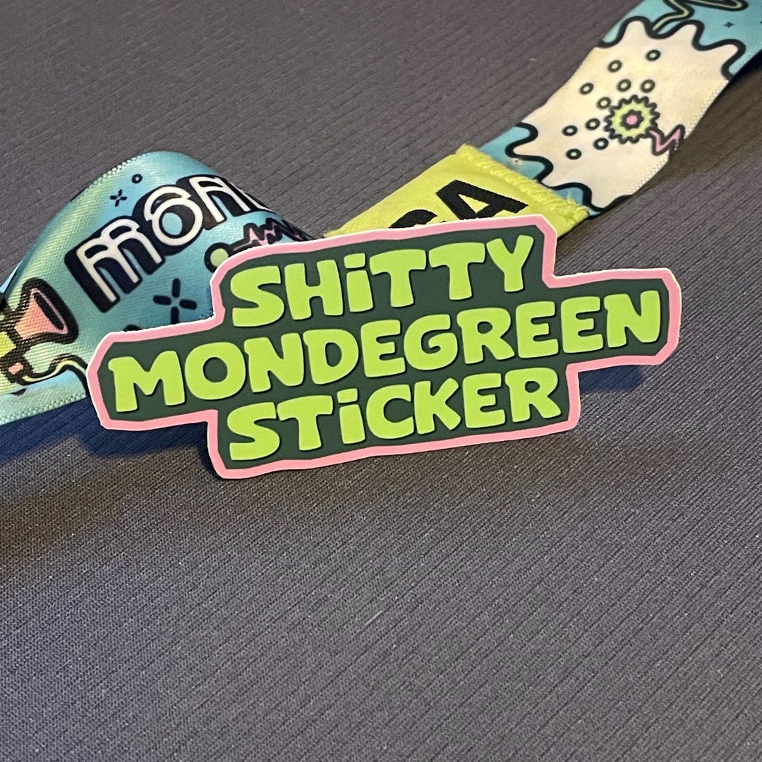 Shitty Mondegreen Sticker - 2024 Phish Festival - Dover, Delaware - Etsy