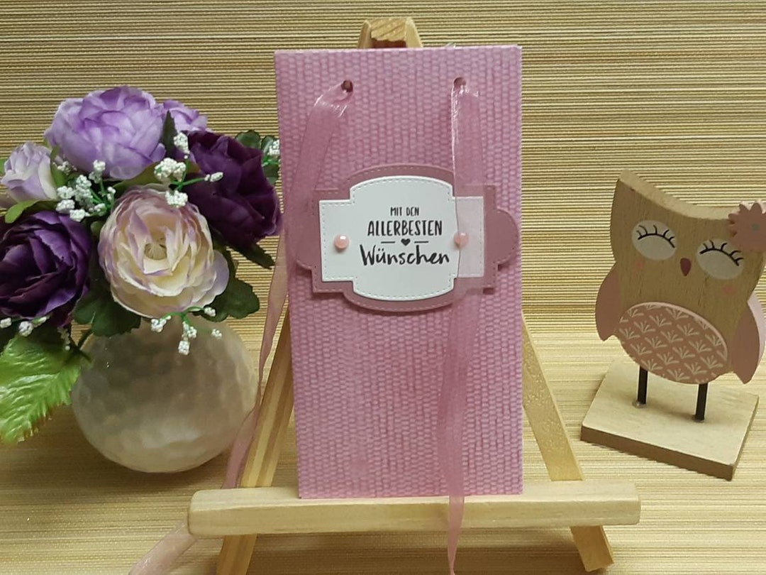 Voucher/cash Gift Packaging in Pink/white - Etsy