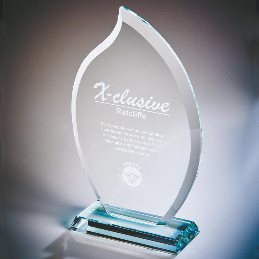 Clear Glass Flame Stand (in Presentation Case) - Personalisable ...